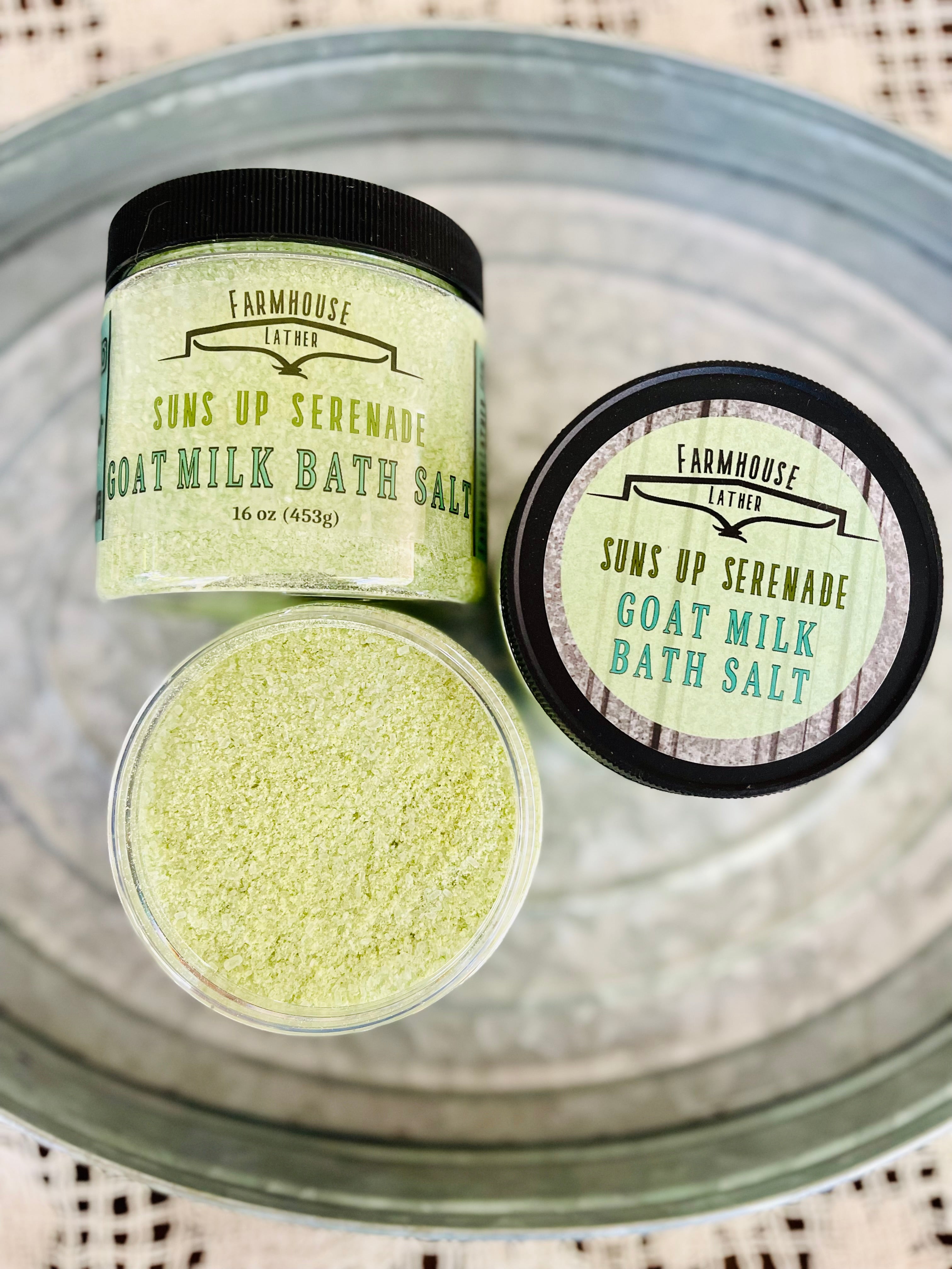 Goat Milk Bath Salts – Farmhouse Lather